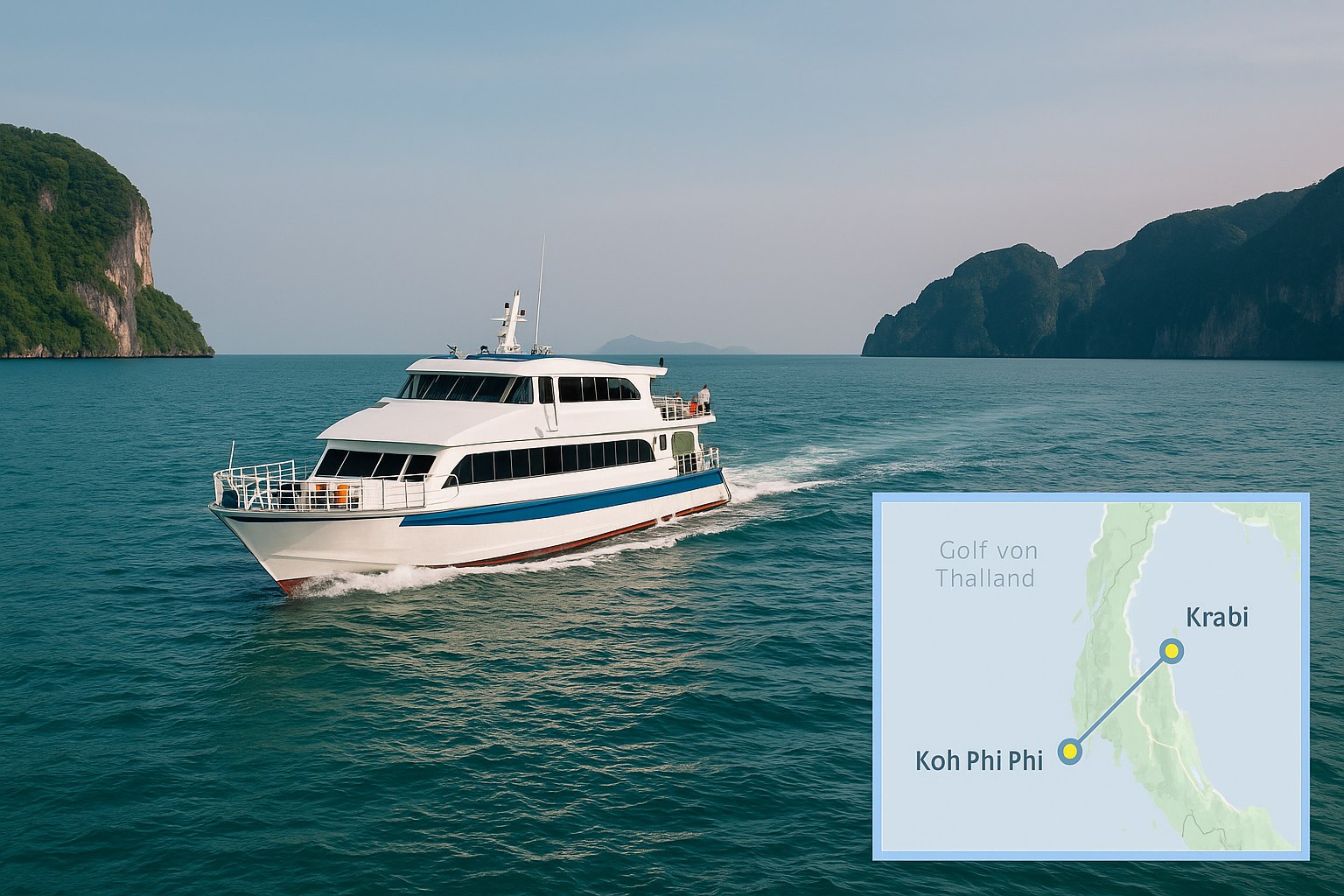 Fähre Krabi – Koh Phi Phi: Der direkte Weg zur Inselidylle